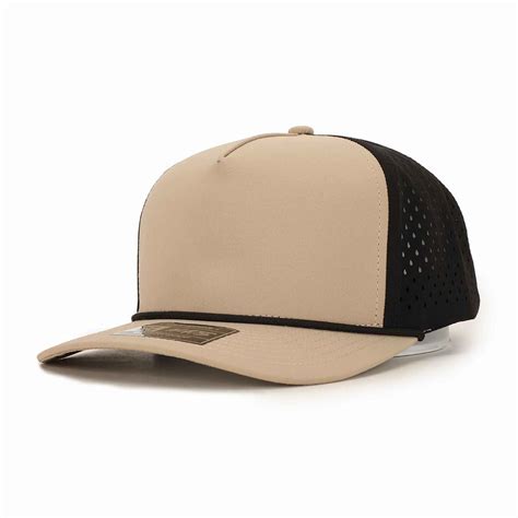 Shop 5 Panel Khaki Black Rope Hat And Caps Online 10 10 Hats