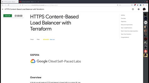 Gsp206 Content Based Load Balancer With Terraform Youtube