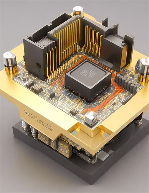 Premium Photo Technology Circuit Processor With Microchip Generated By Ai