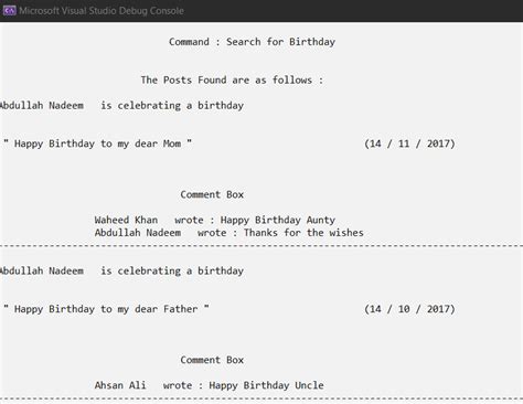 github dark coder12 console based facebook a simplified version of facebook s functionalities