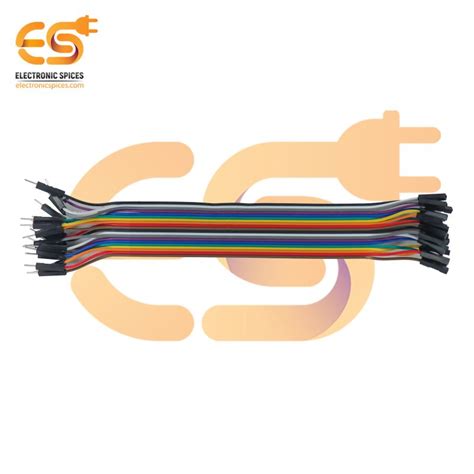 Combo Of Multicolor Jumper Wire Cable 20pcs Each Electronic Spices