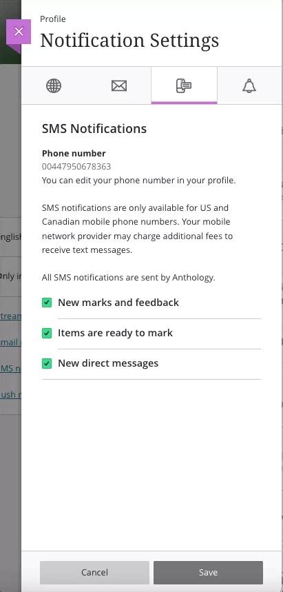 Sms Notifications For Instructors