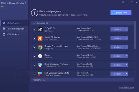 Iobit Software Updater Pro V 7 2 0 6 Month License Giveaways