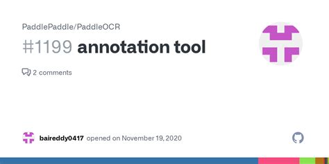 Annotation Tool Issue PaddlePaddle PaddleOCR GitHub