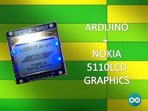 Arduino And Nokia 5110lcd Graphics Youtube