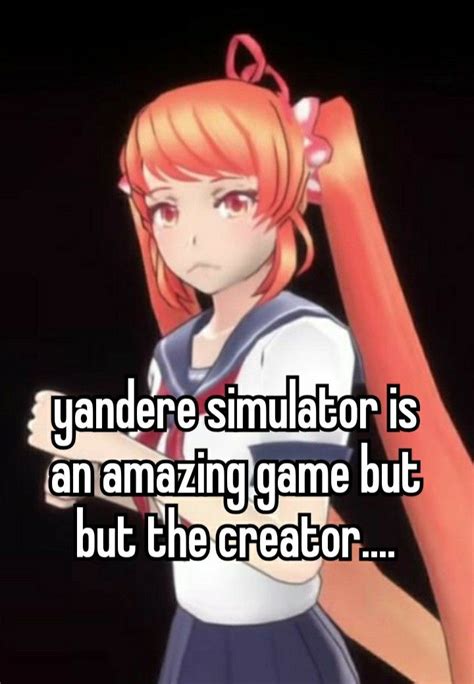 If I Ever Saw Yandere Dev Irl I Would Run Away Screaming So Fast