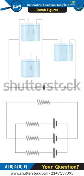 Physics Basic Electric Circuits Next Generation Stock Vector Royalty