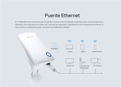 EXTENSOR DE RANGO INALAMBRICO N UNIVERSAL DE 300MBPS TL WA850RE TP LINK CCTV IP Lideres En