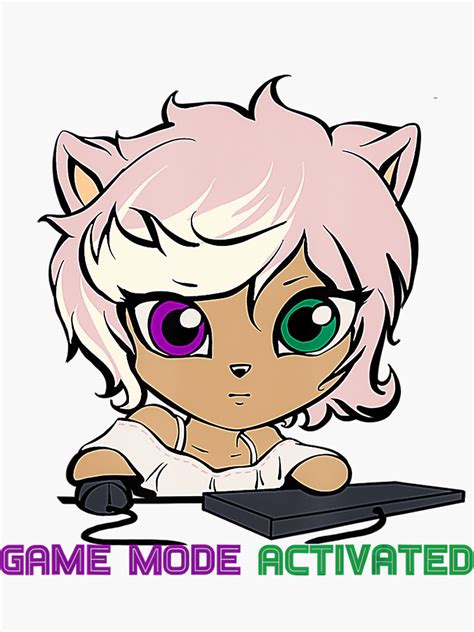 Activate Game Mode Sticker For Sale By Shakylouse Redbubble