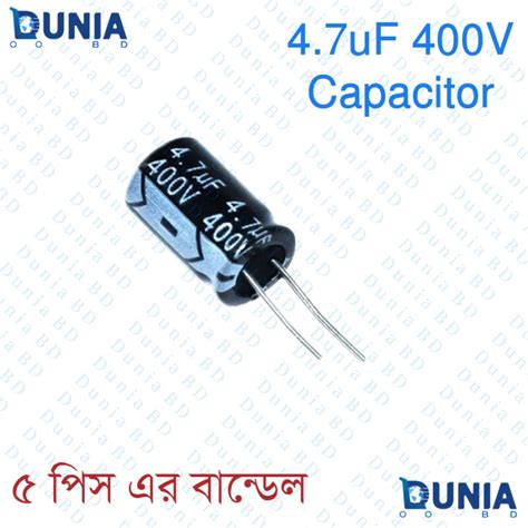47uf 400v Capacitor Radial Electrolytic Capacitor Polarized Aluminum