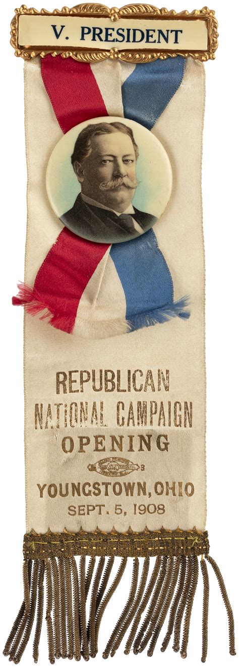 Hakes Taft National Campaign Opening Youngstown Oh Sept 5 1908