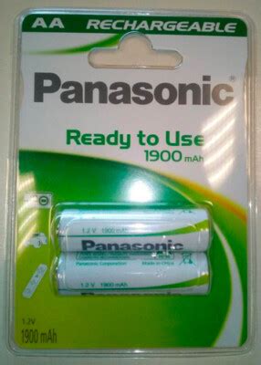 Panasonic Batteria Ricaricabile Aa Confezione Da 2 P 62bc1900 Ebay