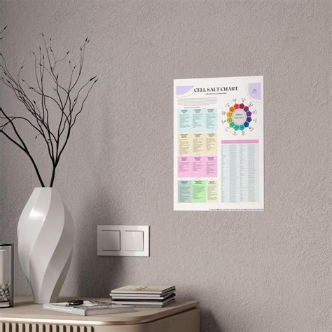 Cell Salt Chart Tissue Salt Chart Homeopathic Cell Salts Holistic