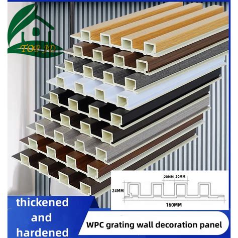 Wpc Indoor Cladding Interior Decoration Wpc Wall Wall Panel Flut Wood Color Interior Decoration