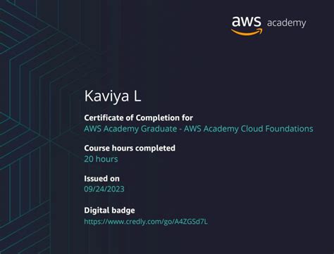 Kaviya Lakshmanan On Linkedin Cloud Aws Cloud Aws
