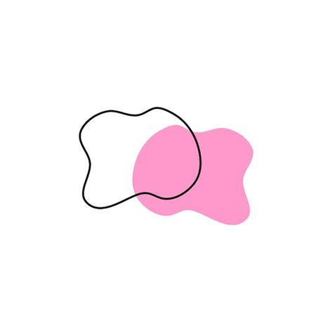 Premium Vector Blob Outline In Pink Creative