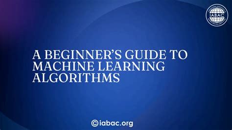 Guide To Use Machine Learning Algorithms Iabac Pdf