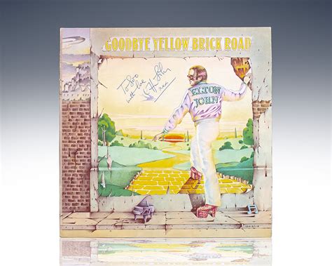 Elton John Goodbye Yellow Brick Road Yellow Vinyl