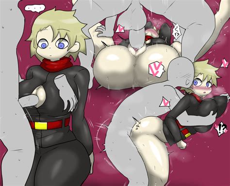 Rule 34 1boy 1girls Anon Ass Big Ass Big Breasts Blonde Hair Breast Grab Breasts Enigi09 Erika