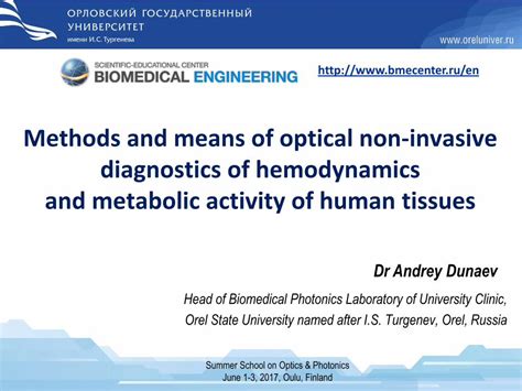 Pdf Methods And Means Of Optical Non Invasive Diagnostics Of Non Invasive · Methods And