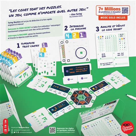 Acheter Turing Machine Scorpion Masqué Jeux De Société Le Passe Temps