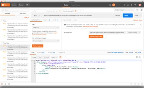 Ruby On Rails Quickbooks Api Create Customer Post Request Fail