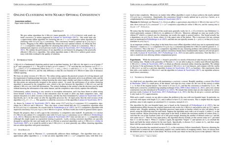 Online Clustering With Nearly Optimal Consistency