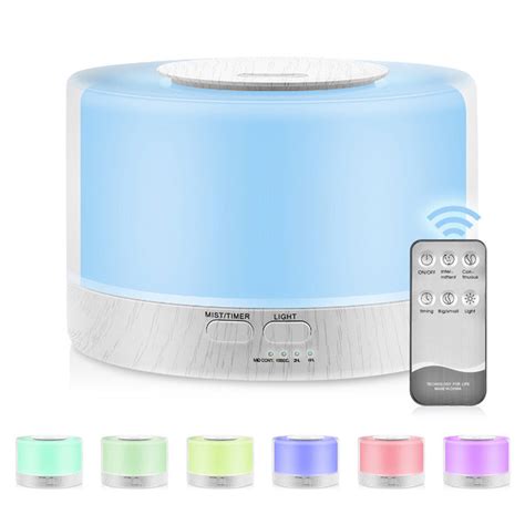Nkmbld Diffusers For Home Oil Diffuser With Remote Control 5 In 1