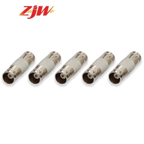 5 Pcs Zjw Bnc Female Connector To Bnc Female Coupler Adapter Connector Female Connector For Cctv