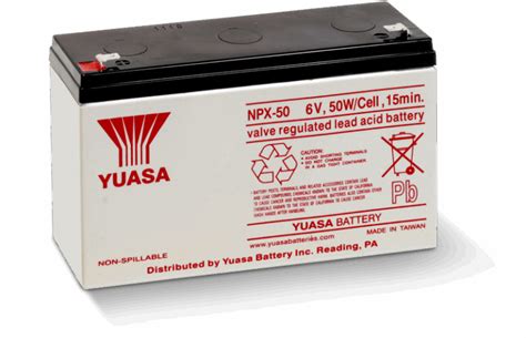 Gs Yuasa Npx 50 Sla Agm Battery Battery Store Inc