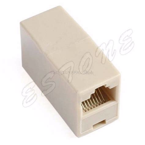 10pcs Rj45 Cat5 Coupler Plug Network Lan Cable Ext Vicedeal