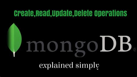 Mongodb Commands To Perform Crud Operations On Document Createread