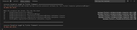 Widget Inspector Buttons Are Not Visible Widget Tree Hangs Issue Dart Code Dart