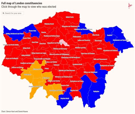 Map Of 2024 London Constituencies Flourish