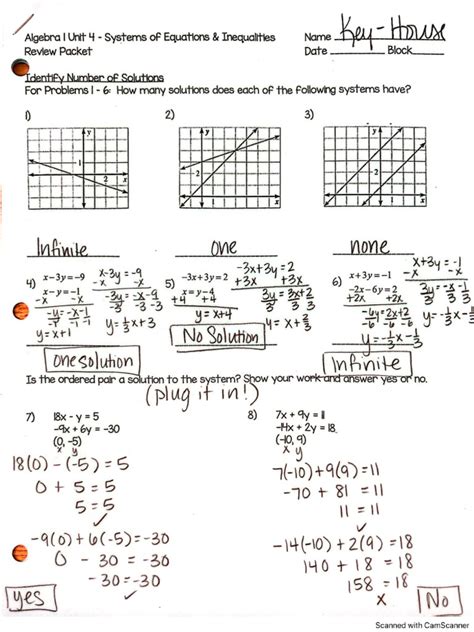 Unit 4 Review Packet Answer Key Pdf
