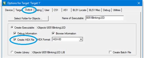 Creating A Project In Keil Uvision Idefor 8051 Icircuit