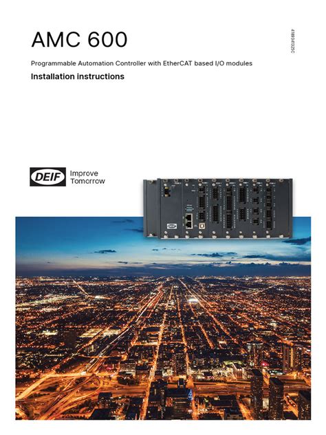 Amc 600 Installation Instructions 4189341325 Uk Pdf Power Supply Computer Security