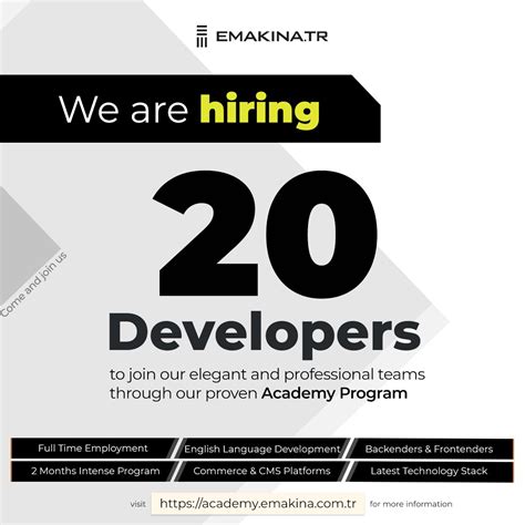 Emakina Tr On Linkedin Talent Backenddeveloper Frontenddeveloper Freshgraduates