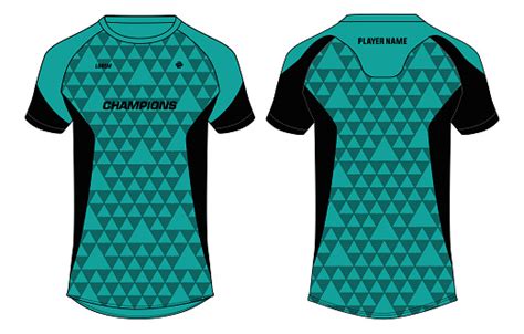 스포츠 저지 티셔츠 디자인 컨셉 벡터 템플릿 크리켓 축구 배구 럭비 테니스 및 배드민턴 유니폼앞과 뒷면보기가 있는 풋볼 저지 컨셉 미식축구 유니폼에 대한 스톡 벡터 아트 및