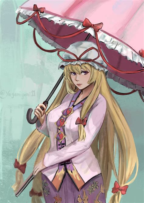 Yakumo Yukari Touhou Drawn By Yagamiyami Danbooru