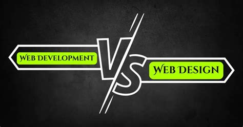 What Is Difference Between Web Development And Web Design