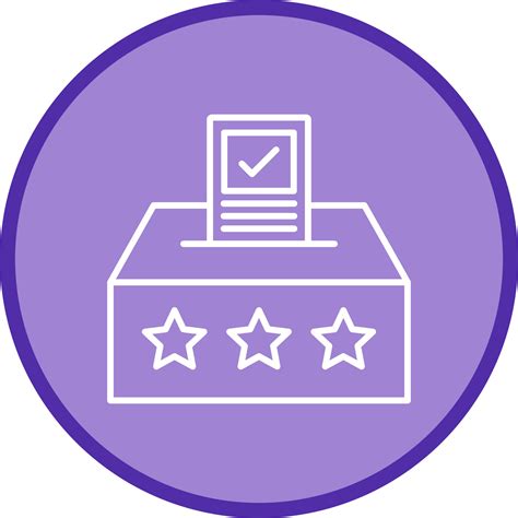 Ballot Vector Icon 19908388 Vector Art At Vecteezy