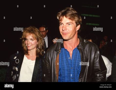 Lea Thompson And Dennis Quaid Circa S Credit Ralph Dominguez Mediapunch Stock Photo Alamy