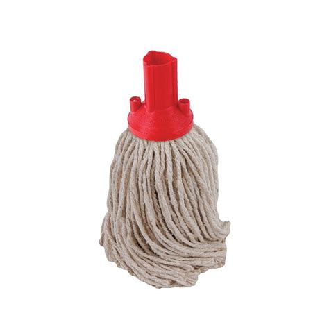 Mop Head Push On Exel Socket Mop 150grm 10 Pack Brennan Hygiene