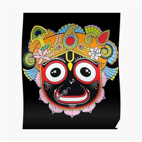 Jai Jagannath Cute Jagannath Poster For Sale By Jonathantshirt