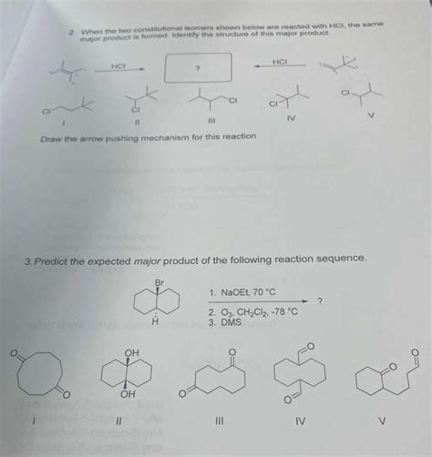 Solved 2 When The Two Constitutional Isomers Shown Below