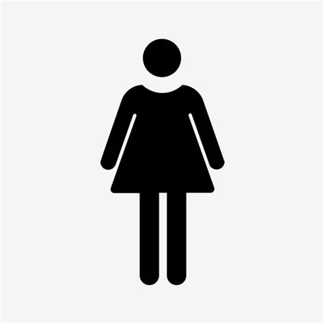 女连衣裙性别图标 88icon 女 连衣裙 性别 卫生间 微定位系统系列01 花瓣网