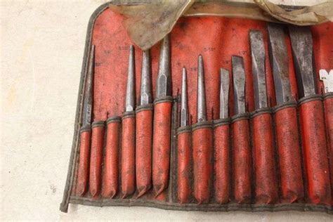 Snap On Partial Punch Chisel Hook Tool Set Lee Real Estate Auction Service