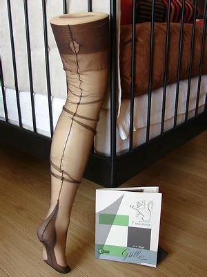 Vintage Boxed Ff Chocolate 11d Seamed Stockings S 9 5 50s 242266947