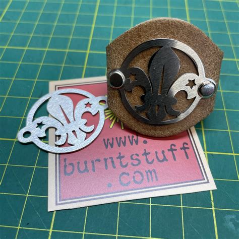 Scout Woggles Leather And Steel